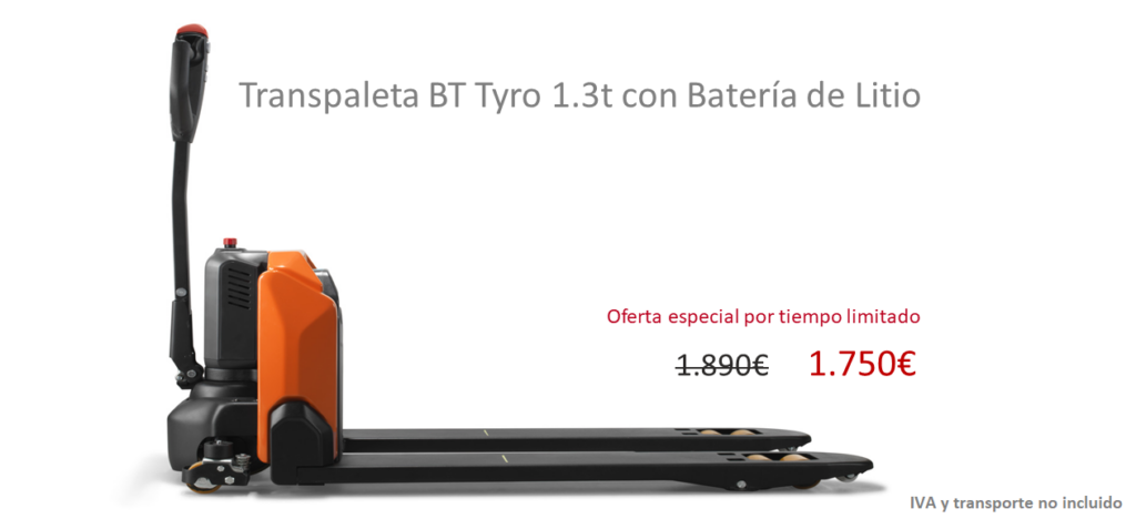 Nueva Toyota LHE130 TYRO | Tecnodelsa - Carretillas Elevadoras